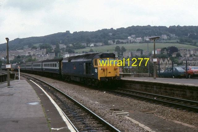 ORIGINAL RAILWAY SLIDE Class 50 50035 at Bath 07.80 £3.99 - PicClick UK