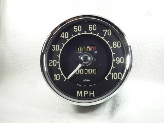 ROVER P4 SPEEDO Speedometer Reconditioned Jaeger 60 75 80 95 Sn 5312/10 ...