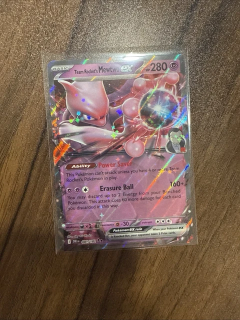 TEAM ROCKET'S MEWTWO Ex 081 Destined Rivals In Hand £7.73 - PicClick UK