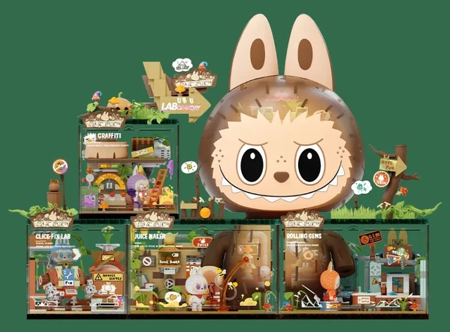 POP BLOCKS LABUBU The Monsters Forest Secret Base Blind Box Confirmed ...