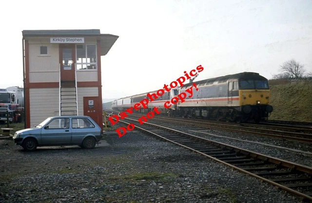 ORIGINAL 35MM Slide Railway Diesel - 47853 @ @ Kirkby Stephen 27th Mar ...