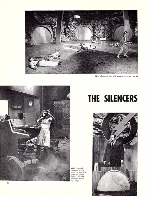 (F&F61) FILM PREVIEW Pictures. The Silencers. Dean Martin. Stella ...