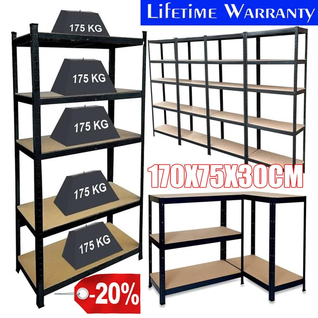 GARAGE HEAVY DUTY Storage Unit Shelving Shelf Adjustable Shelves ...