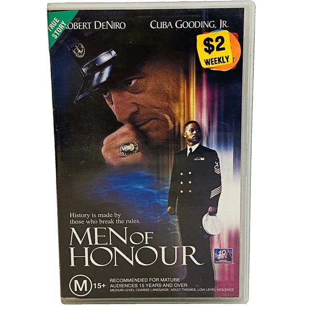 MEN OF HONOUR Honor 2001 Big Box Ex-Rental VHS Video True Story Drama ...