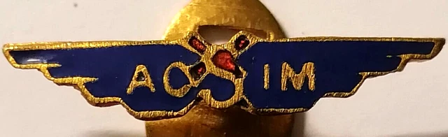 ACSIM AVIA CLUB Sportif ISSY les MOULINEAUX Tir Arc Archerie Boutonnière 1950 EUR 12,00 ...