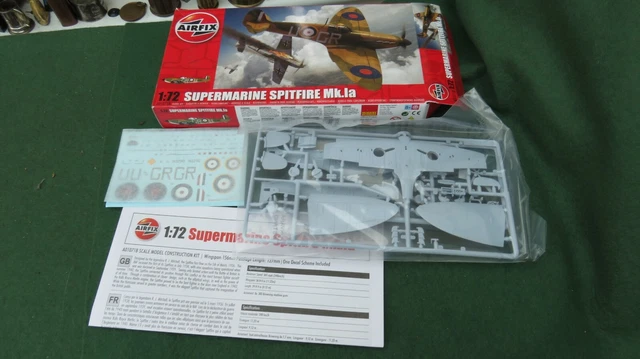 AIRFIX SUPERMARINE SPITFIRE MK. 1a 1:72 SCALE MODEL KIT EUR 14,94 - PicClick FR