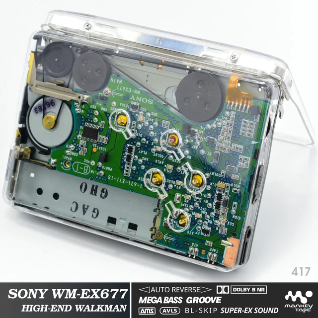 PROFESSIONALLY RESTORED!! SONY WM-EX677 Custom Walkman Portable ...