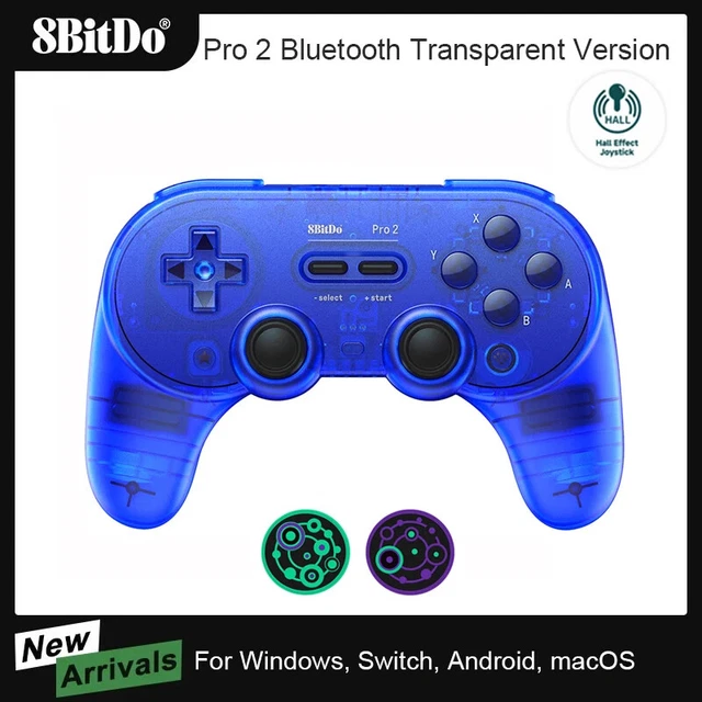 8BITDO PRO 2 Bluetooth Controller Hall Effect Gamepad For Nintendo Switch MacOS £57.59 - PicClick UK
