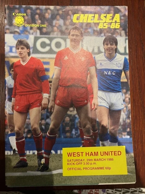 CHELSEA 1980'S & 1990's league programmes £7.55 - PicClick UK
