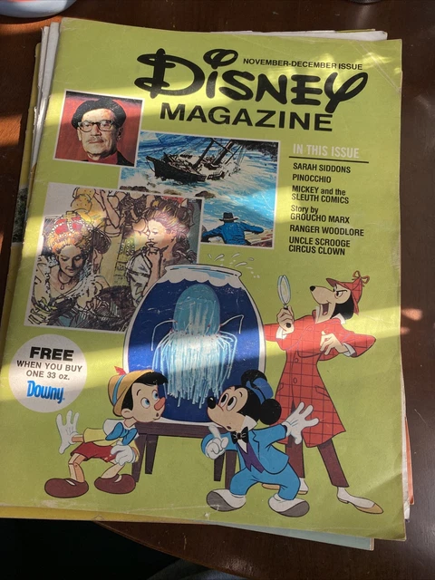VINTAGE 1976 &DISNEY Magazine" Mickey Cartoons Activities Jungle Book ...