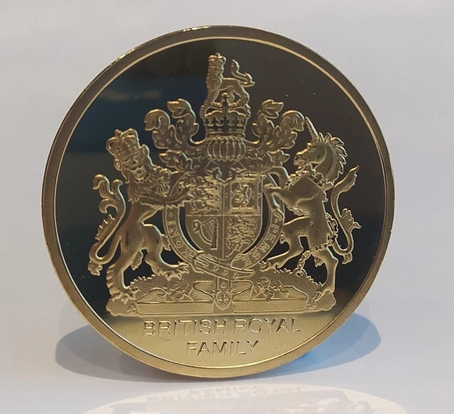 CATHERINE PRINCESS OF Wales Gold Coin Kate Middleton Royal Family ...