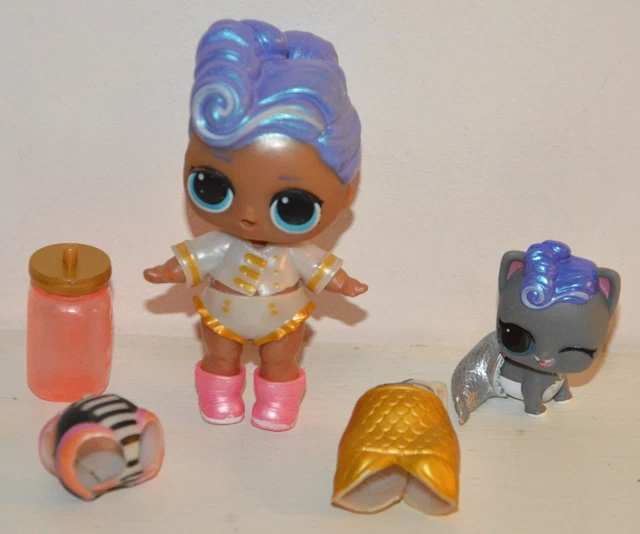 PETITE POUPÉE FIGURINE LOL SURPRISE Color change Bubbly Mermaid Captain ...