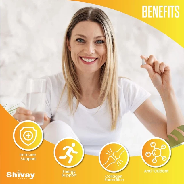 VITAMIN C 1000MG per Serving | 360 Vegan Tablets - 6 Month Supply ...