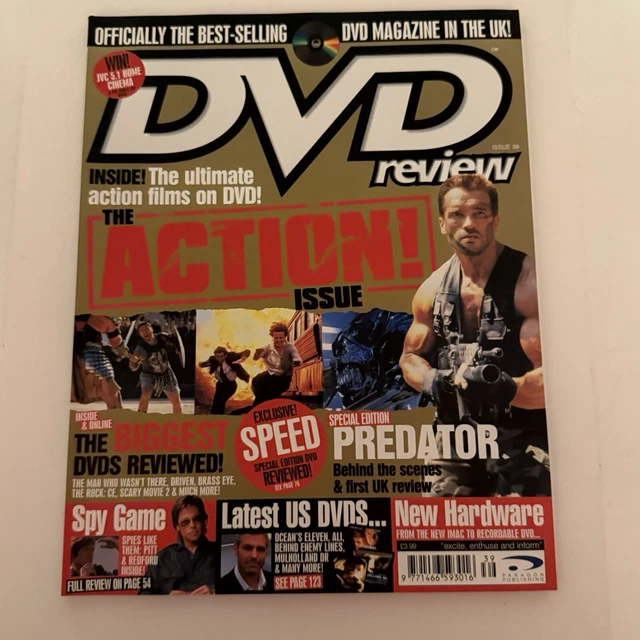 DVD REVIEW MAGAZINE Issue 39 - The Action Issue Gladiator Speed ...