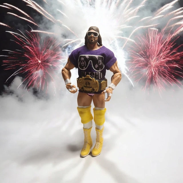 MACHO MAN RANDY Savage WWE Mattel Elite Legends Series 5 Figure ...