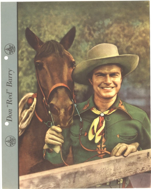 DON &RED& BARRY - DIXIE ICE CREAM WESTERN PREMIUM 1942 LIGHT DUSTY BLUE ...