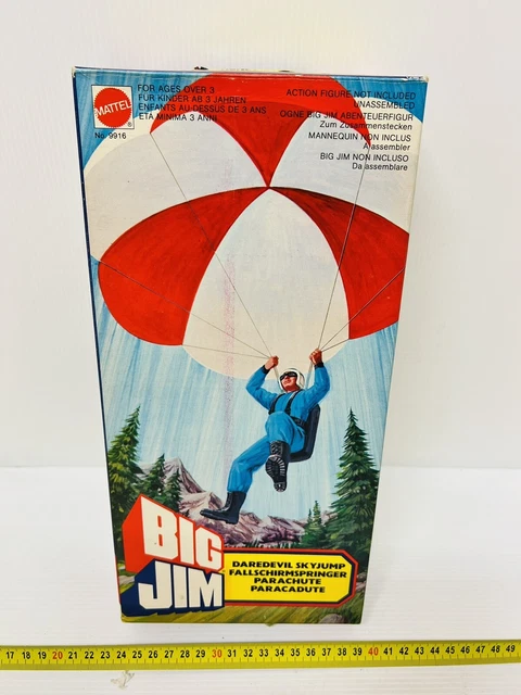 BIG JIM MATTEL Daredevil Skyjump Parachute Introvabile,Dead Stock New ...
