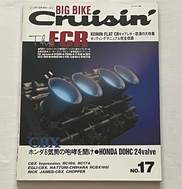 HONDA CBX1000 ENGINE Maintenance Custom 6Cylinder RC166 RC174 FCR ...