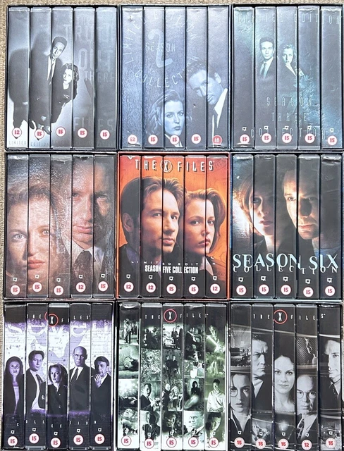 X FILES VHS Full Complete Collection All 9 Seasons £65.99 - PicClick UK