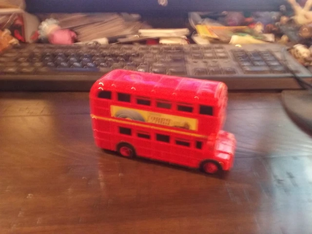 DISNEY PIXAR CARS London Double Decker Bus 91 Crosshead Touring Tyres 5 ...
