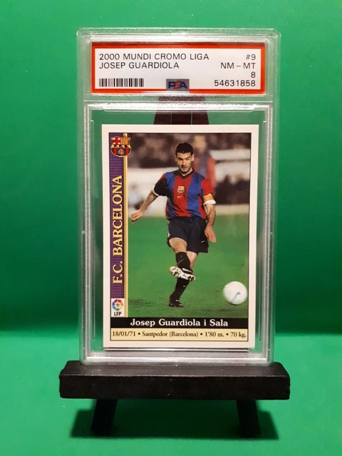 PEP GUARDIOLA 2000 Mundicromo La Liga FC Barcelona PSA 8 Josep ...