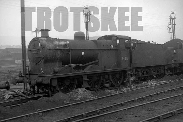 35MM NEGATIVE BR British Railways Steam Loco 44215 Class 4F Nottingham ...