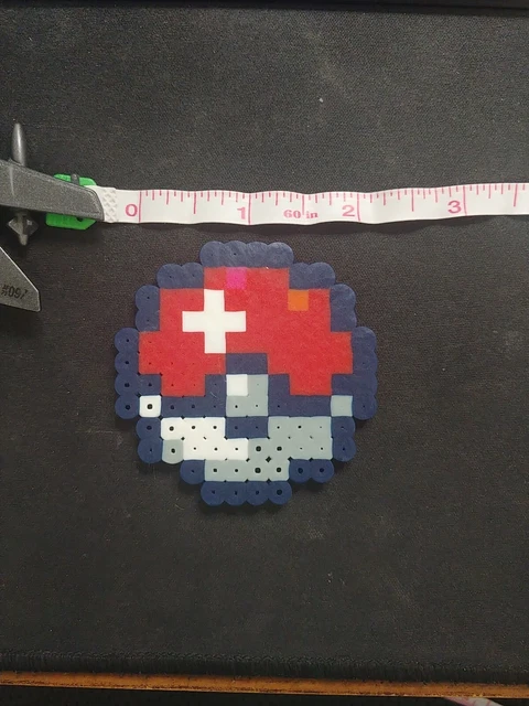 POKEBALL PERLER BEAD - Pokémon Pixel Art EUR 0,85 - PicClick DE