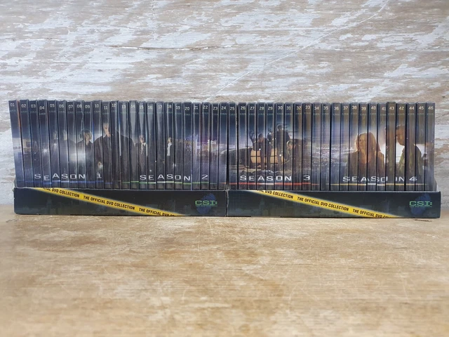 CSI CRIME SCENE Investigation The Official DVD Collection, Seasons 1-4 ...