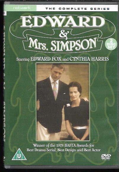 EDWARD AND MRS. Simpson Complete Series R2 Dvd Edward Fox Cynthia ...