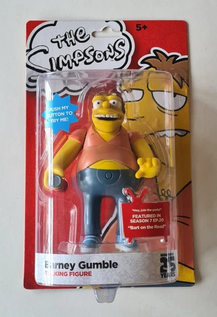THE SIMPSONS 25 Years 25th Anniversary Barney Gumble Talking Figure ...