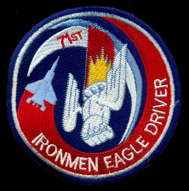 USAF 71ST FIGHTER Squadron Ironmen Eagle Driver Patch CCC £9.83 ...