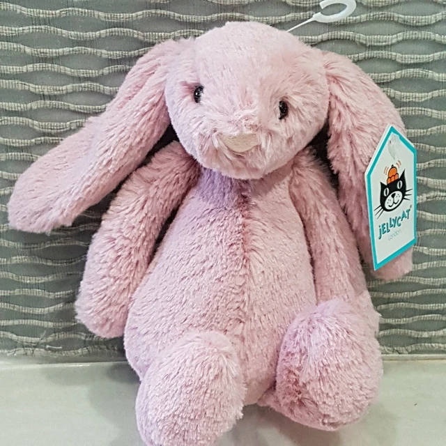 NEW JELLYCAT BASHFUL Bunny Rabbit Soft Toy Tulip Pink jo BNWT Jelly cat ...