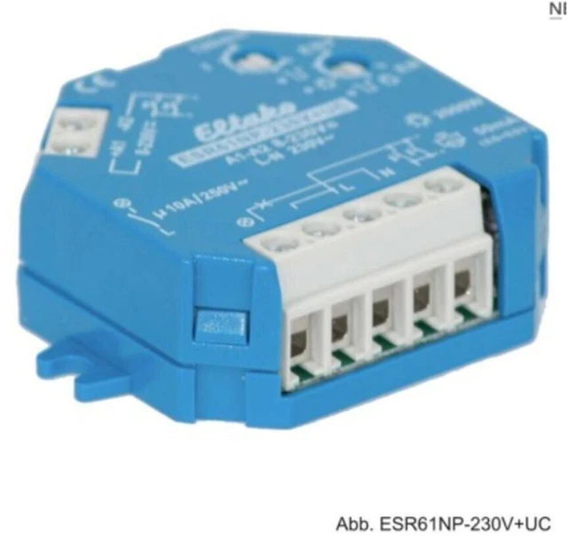 ELTAKO ESR61NP-8-230V UC Stromstoßschalter 1 Schließer Unterputz 230V ...