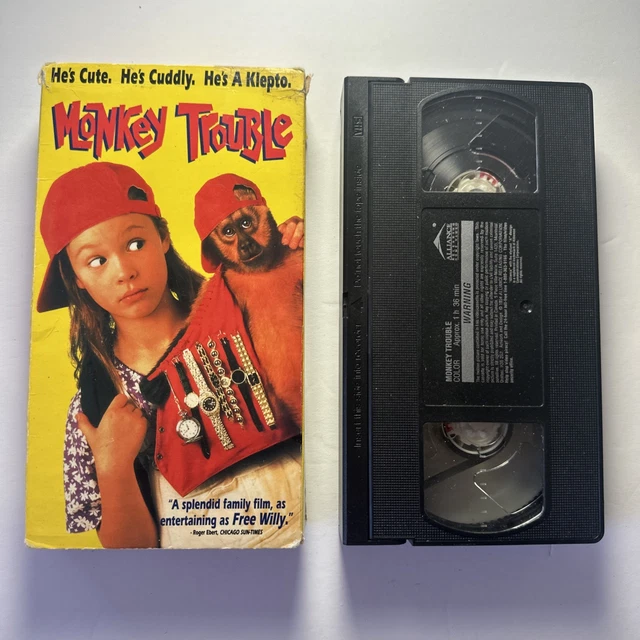MONKEY TROUBLE 1994 VHS Rare Hard To Find $9.99 - PicClick CA