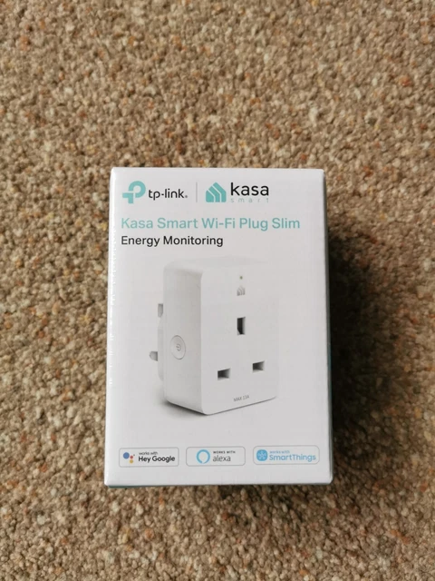 TP-LINK KP115 KASA SLIM SMART PLUG Wi-Fi ENERGY MONITORING NEW SEALED WARRANTY £24.99 - PicClick UK