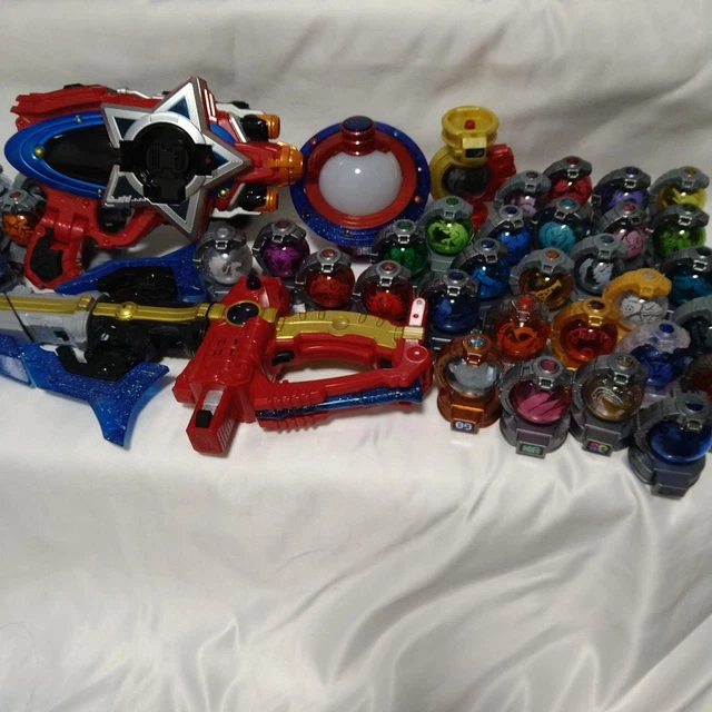 POWER RANGERS UCHU Sentai Kyuranger Morpher Weapon 4p Kyutama 35p set ...