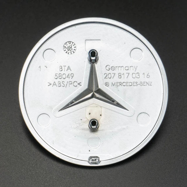 ORIGINAL MERCEDES BENZ Emblem Bonnet Stern Logo Blue 2078170316 New £19 ...
