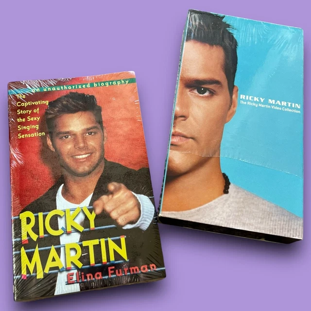RICKY MARTIN VHS Tape Book Video Collection Music 1999 Spanish English ...