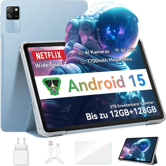 ANDROID 15 TABLET Tab 60 Pro (2025), Tablet 10 Pollici, 12GB+128GB (TF ...