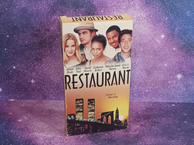 RESTAURANT VHS TAPE - 1998 Independent Drama Adrien Brody Malcolm Jamal ...