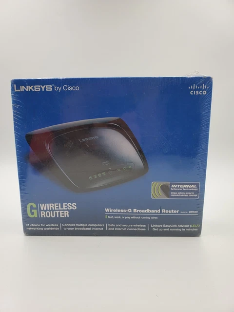 LINKSYS BY CISCO Wireless G Broadband Router Model WRT54G2 Wi-Fi-New ...
