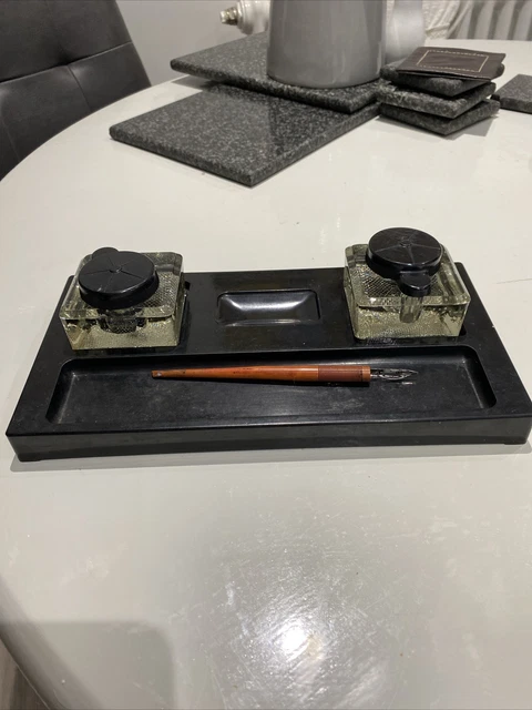 VELOS TENBY BAKELITE Desk Set No 1260 £25.00 - PicClick UK