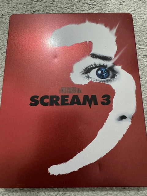 SCREAM 3 4K UHD Blu-ray SteelBook exclusive READ Description £25.00 ...