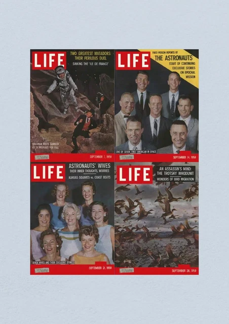 LIFE MAGAZINE LOT of 4 Full Month September 1959 7, 14, 21, 28 Civil ...