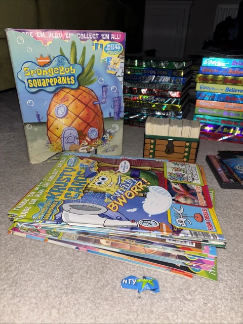 SPONGEBOB SQUAREPANTS KRUSTY Cards & Collection Magazine 1-60 Full ...