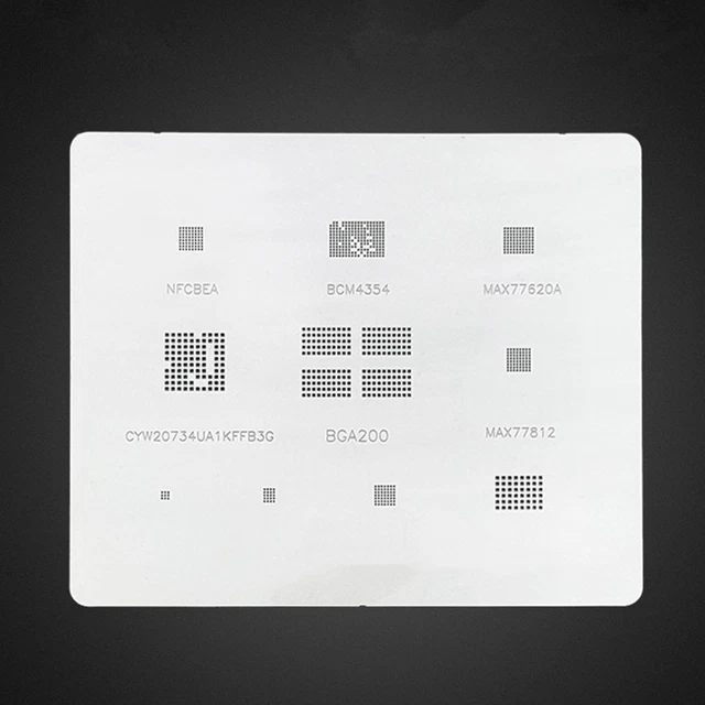 CHIP PLANTING NET for NS BGA200/NFCBEA/BCM4354/MAX77620A/MAX77812 ...