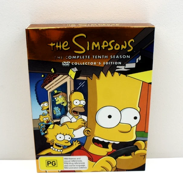 THE SIMPSONS THE Complete Season 10 Tenth DVD Region 4 PAL - Free ...