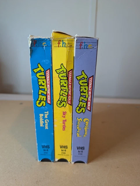 SET OF 3 TMNT vhs Cartoons FHE £8.81 - PicClick UK
