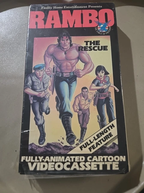 1986 RAMBO FULLY Animated Cartoon The Rescue F.H.E VHS RARE £43.96 ...