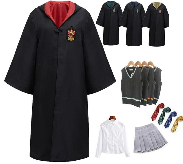 HERMIONE GRYFFINDOR UNIFORM Costume Granger Cosplay Kid & Adult Dress ...